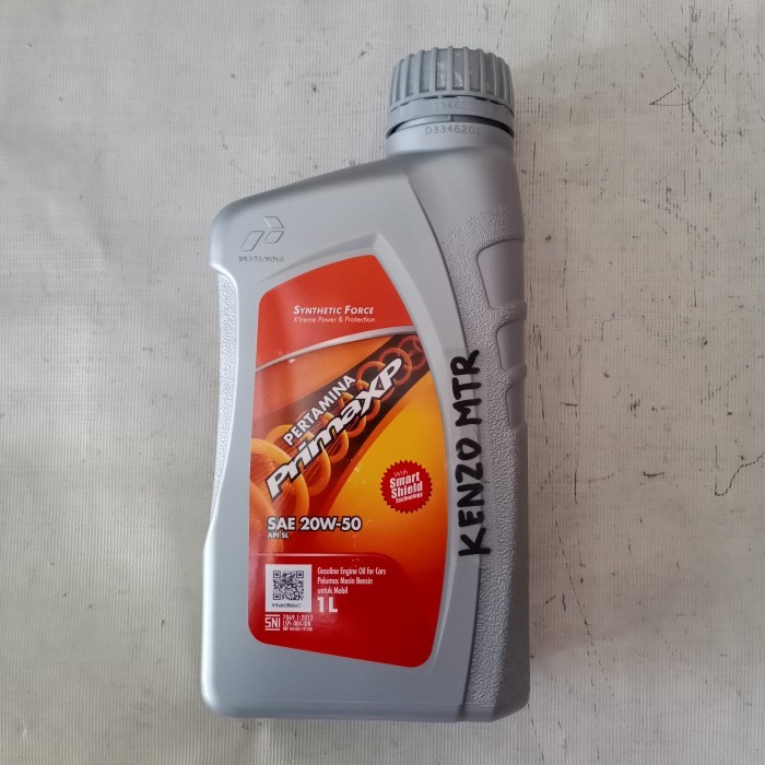 Jual COD Part Baru OLI MESIN MOBIL BENSIN PRIMA XP PERTAMINA 20W-50 1 L ...