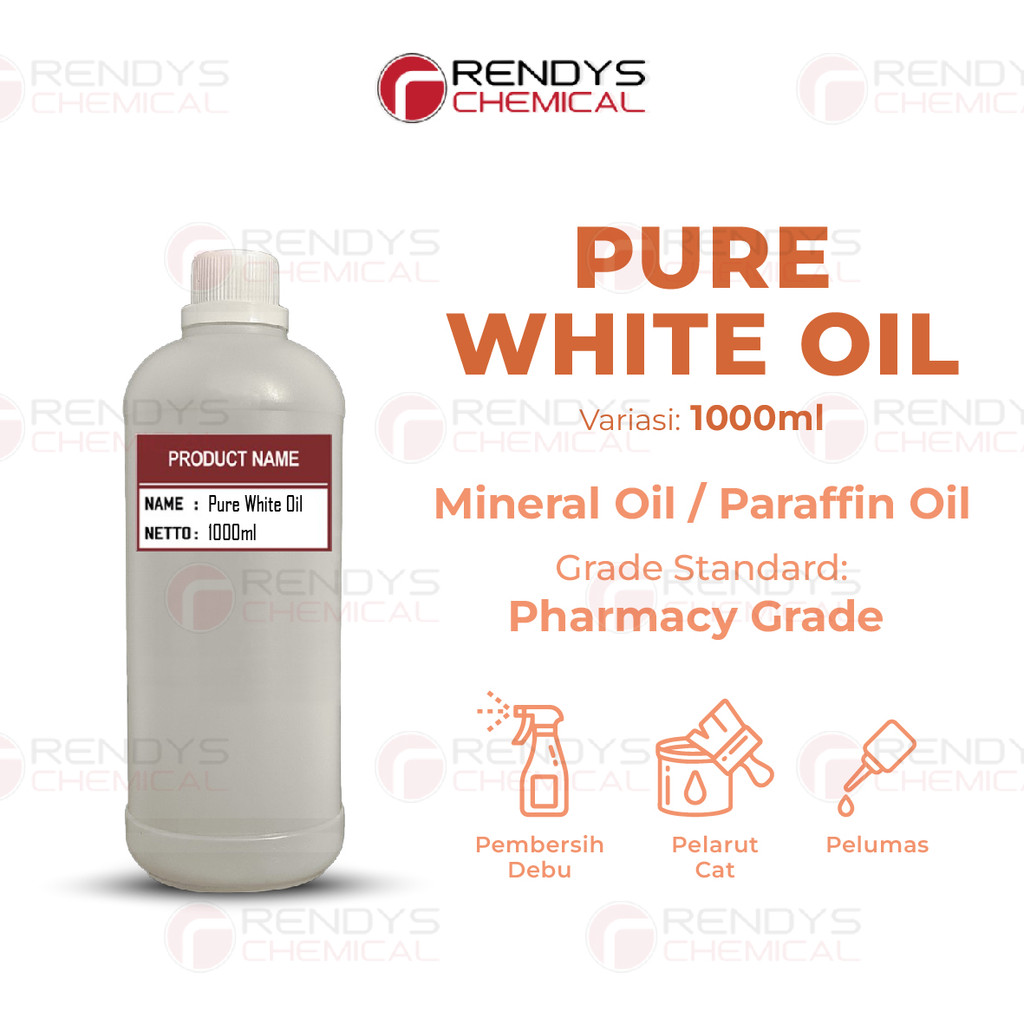 Jual Pure White Oil 1 Liter // Pure Mineral Oil - 1 Liter | Shopee ...