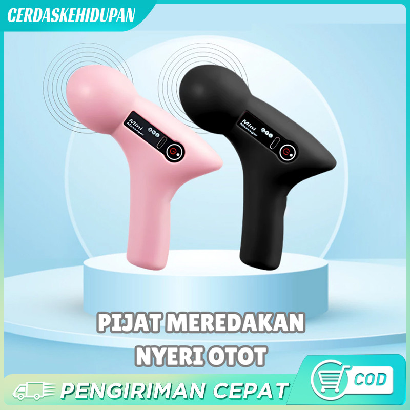 Jual Alat pijat elektrik mini Massager gun alat pijat getar elektrik ...