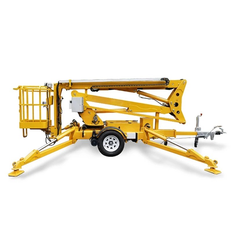 Jual Diesel Engine Articulated Boom Lift Towable Hydraulic Telescoping ...
