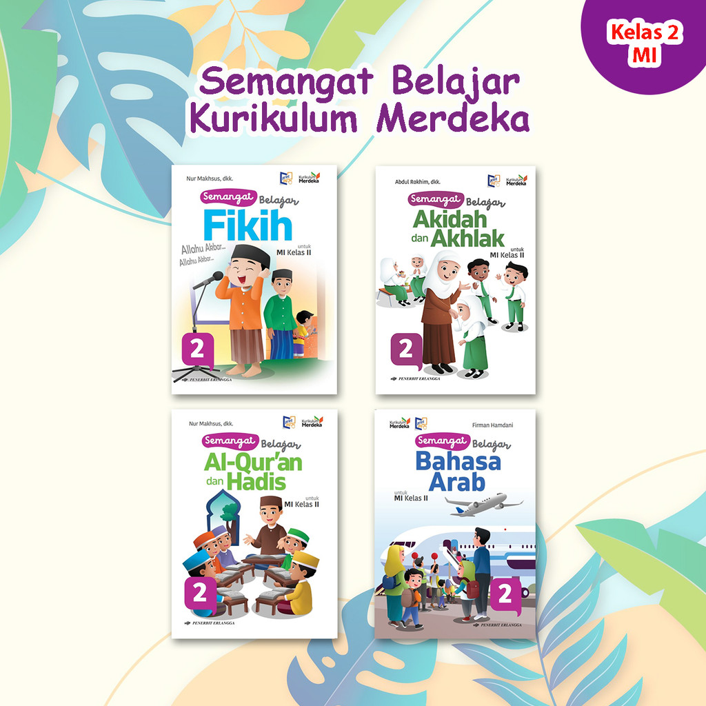 Jual Buku Semangat Belajar Kelas 2 MI Kurikulum Merdeka - B. Arab, Al-Quran & Hadist, Fikih ...