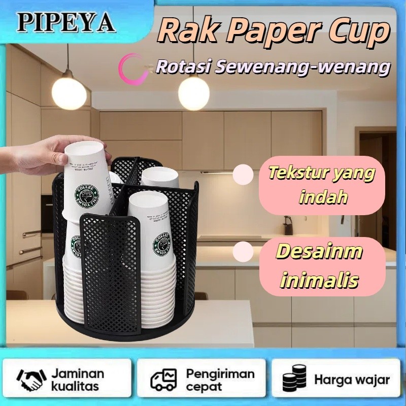 Jual (NEW)Rak Paper Cup/Organizer Paper Cangkir/Tempat Rak Gelas Kertas ...