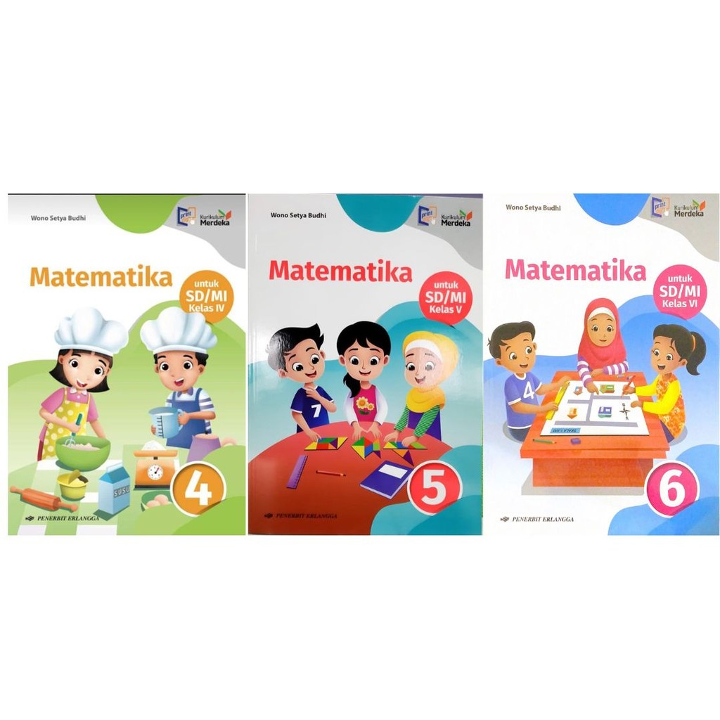 Jual Buku Murce - Matematika Kurikulum Merdeka Kelas 4 Penerbit Erlangga buat sd dan mi | Shopee ...