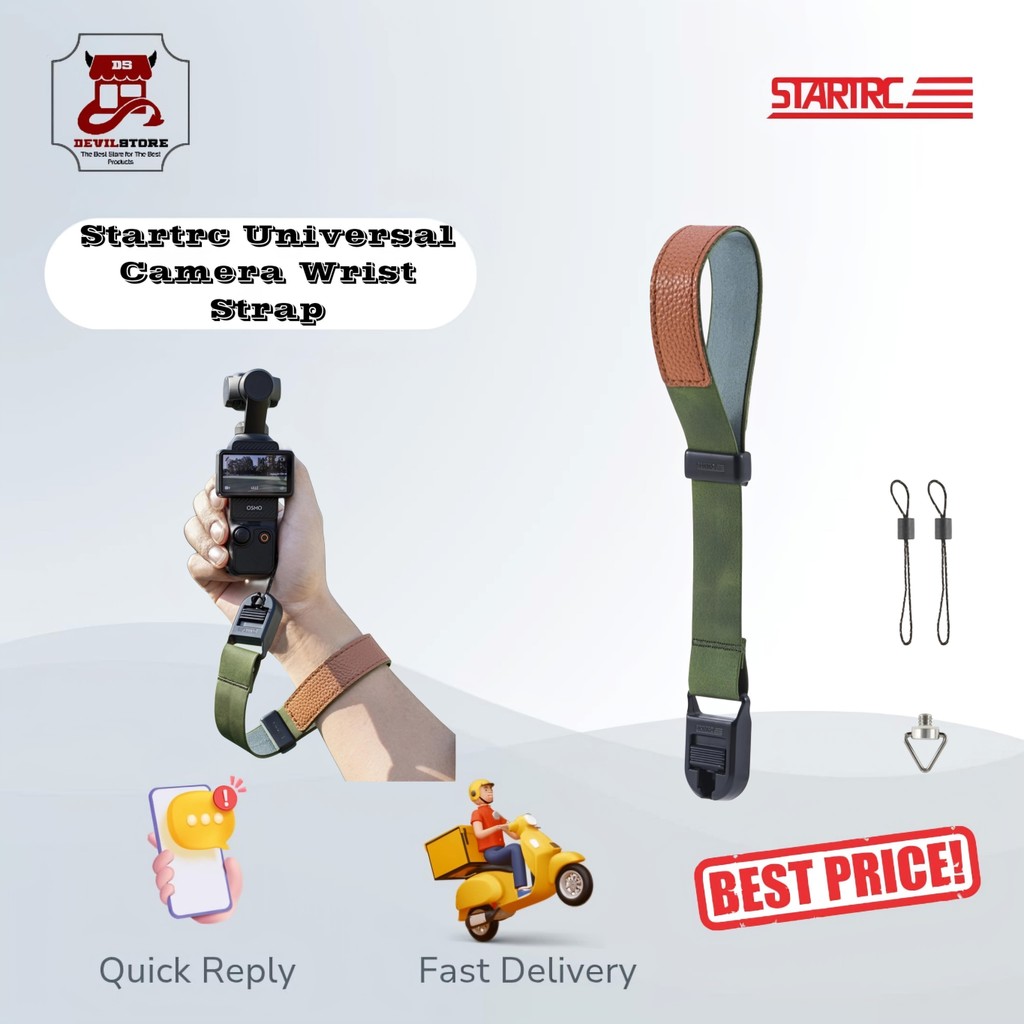 Jual STARTRC Universal Camera Wrist Strap for Action Cameras / DSLR DJI ...