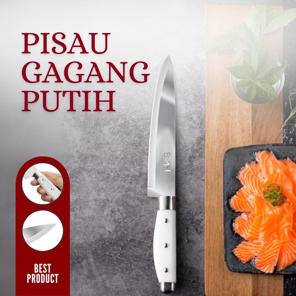 Jual BMW Kitchenware - Pisau Dapur Bahan Stainless Steel Kitchen Knife ...