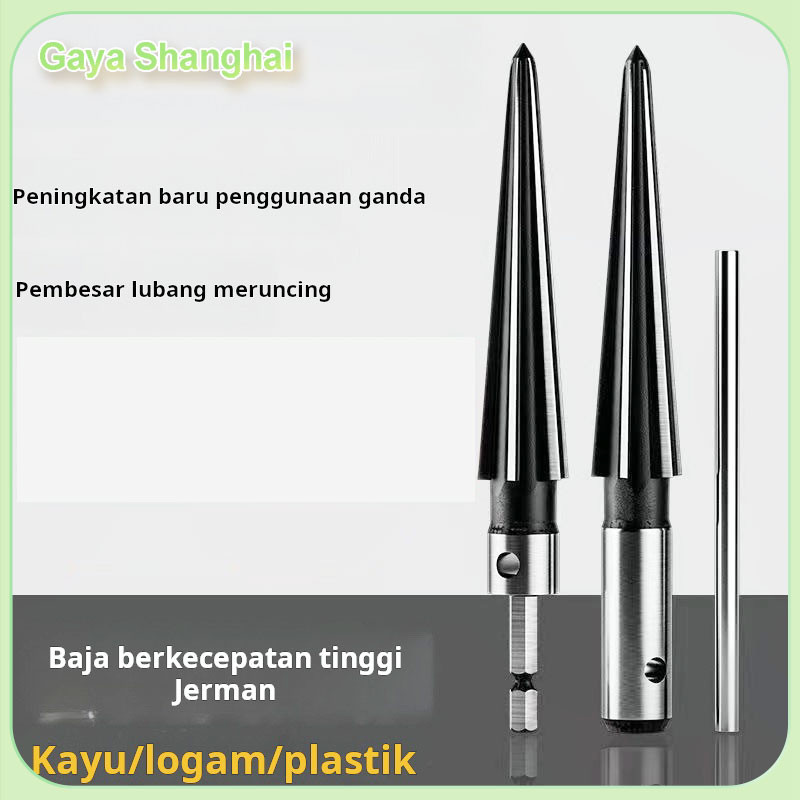 Jual Alat reamer taper tangan 3-13mm dengan gagang bulat untuk ...