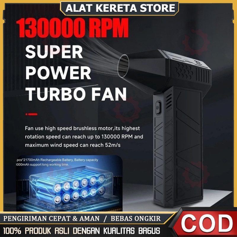 Jual Mini Turbo Jet Fan Turbo Violent Fan 52+M/S High Speed Duct Fan ...