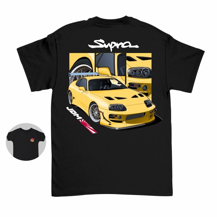 Jual Gilan Baju Kaos T Shirt Anak Laki Laki Gambar Mobil Toyota Supra ...