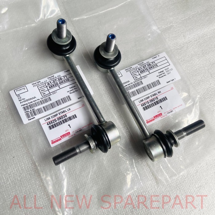 Jual Link Stabilizer Depan Set Toyota 48820-0K030/48810-0K010 Toyota ...