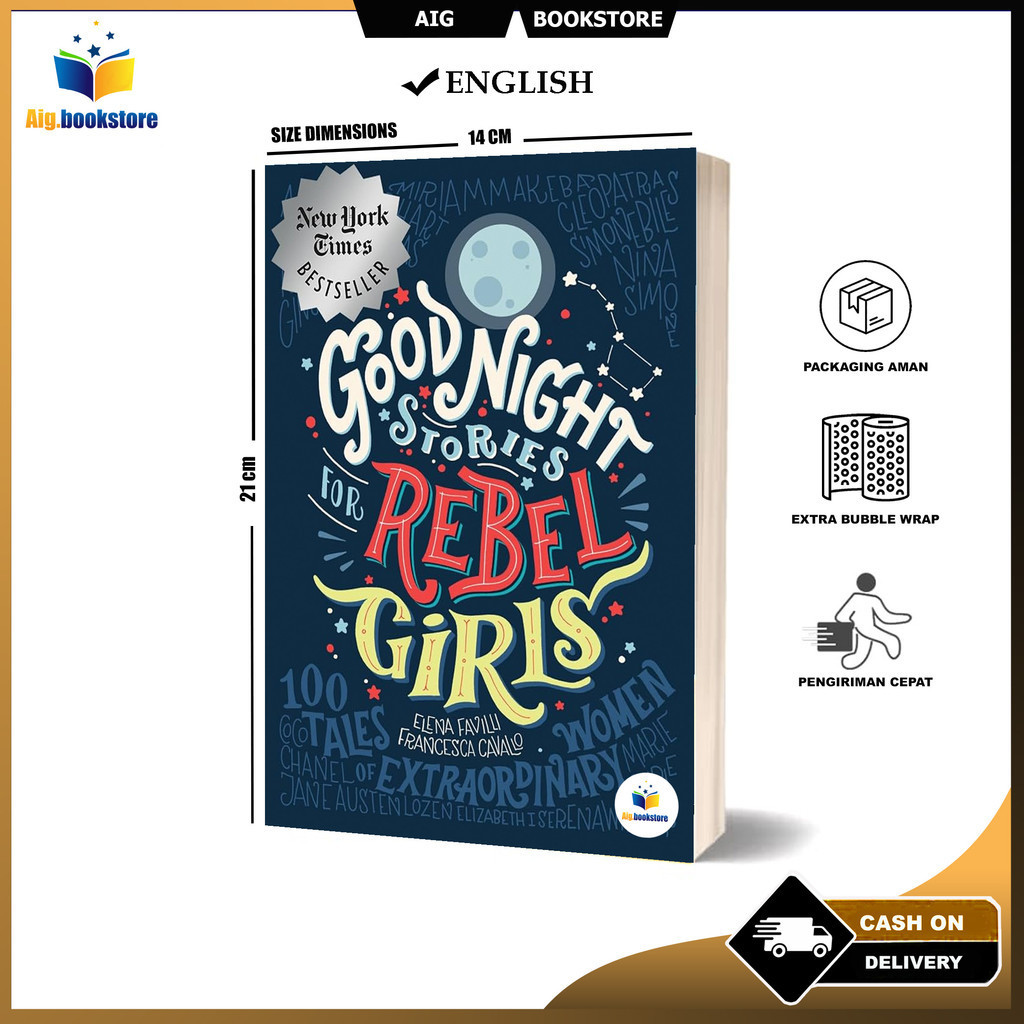 Jual Good Night Stories for Rebel Girls 1 - Rebel Girls (English ...