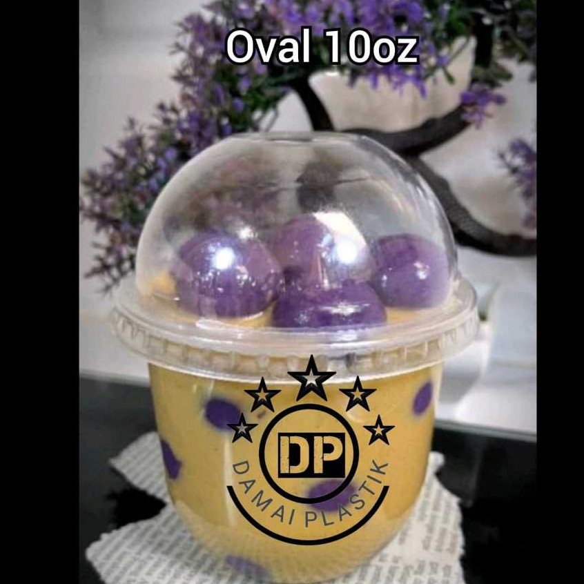 Jual GELAS OVAL U CUP BULAT PLASTIK TEBAL 10 OZ 12 OZ 14 OZ 16 OZ 18 OZ 22 OZ Jumbo Es Teh Manis ...