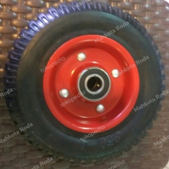 Jual Roda Rubber Caater Ban Mati ROHA Baal Bearing 8 inch | Shopee ...