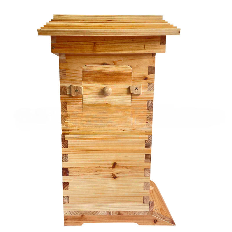 Jual Four Spleen Flow Hive Boiled Wax Cedar Mini Self-flowing Honey Bee ...