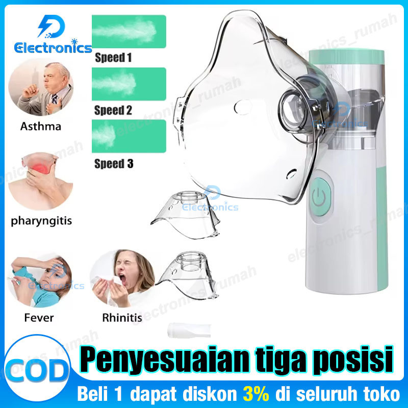 Jual Alat Terapi Pernapasan Portabel Poratble Handheld Nebulizer ...