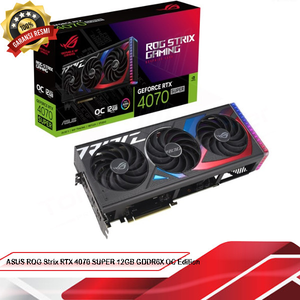 Jual ASUS ROG Strix GeForce RTX 4070 SUPER 12GB GDDR6X OC Edition | Shopee Indonesia