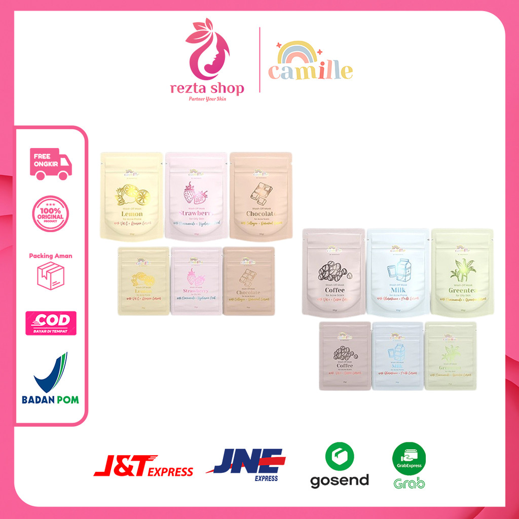 Jual CAMILLE BEAUTY Wash Off Mask / Face Mask | Shopee Indonesia