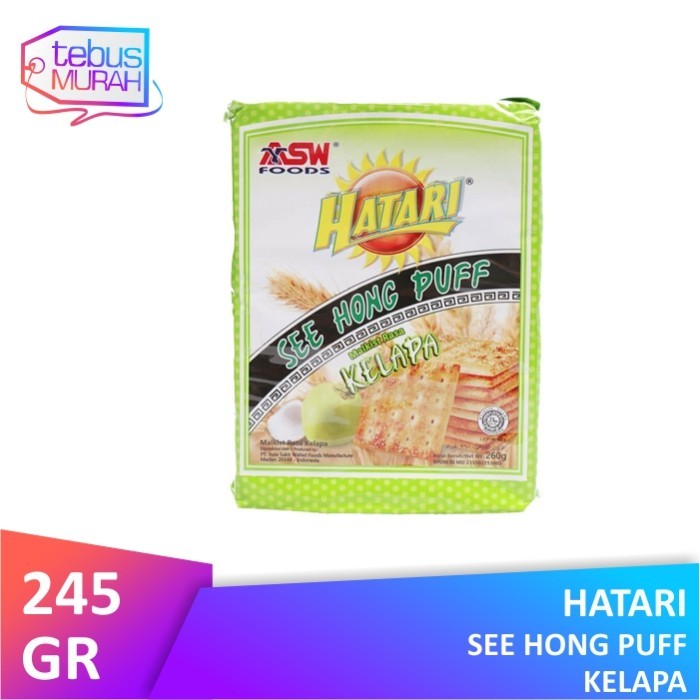 Jual Hatari See Hong Puff Kelapa 245gr | Shopee Indonesia
