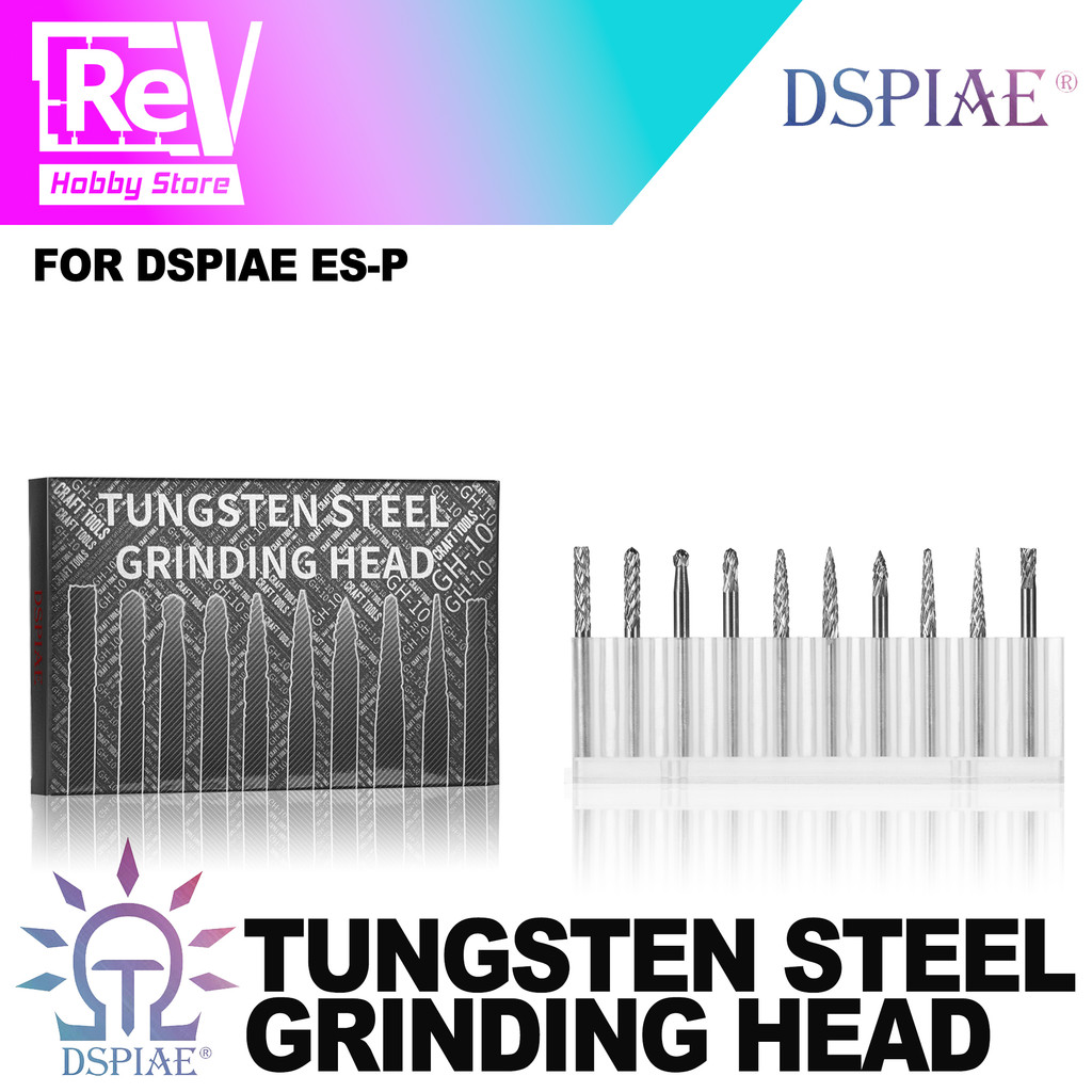 Jual DSPIAE GRINDING HEAD SET TUNGSTEN STEEL GH-10 FOR GRINDER SANDER ...