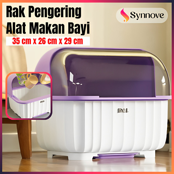 Jual Rak Piring Tertutup Pengering Botol Bayi Rak Piring Plastik Dapur ...