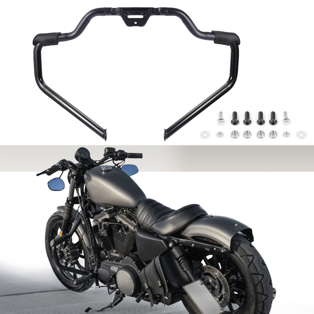 Jual Motorcycle Mustache Engine Guard Crash Bar Fit For Harley Softail ...