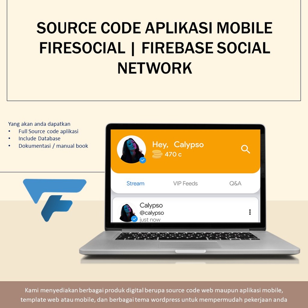 Jual SOURCE CODE APLIKASI MOBILE FIRESOCIAL | FIREBASE SOCIAL NETWORK | Shopee Indonesia