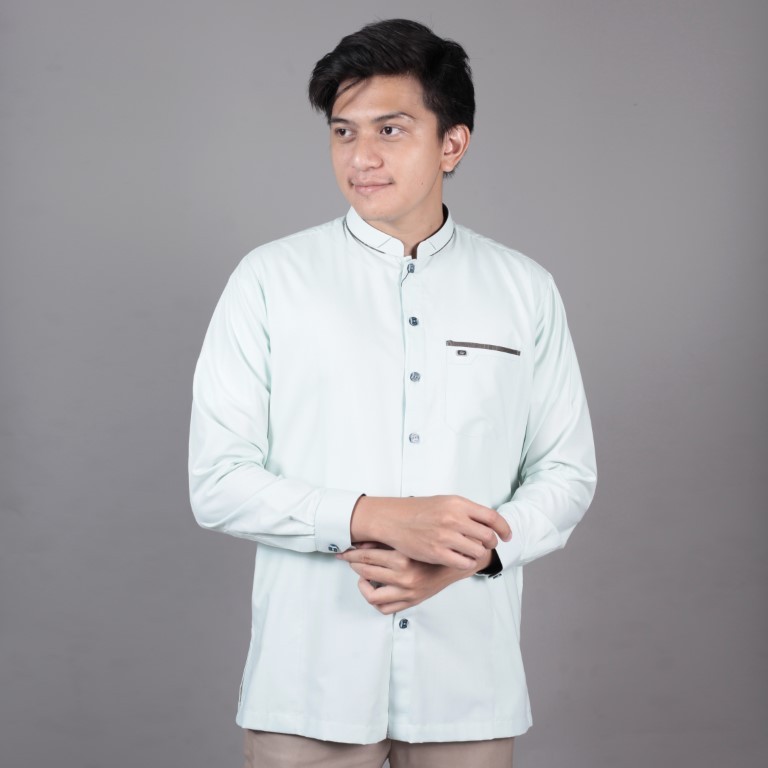 Jual Qori Apparel Reguler Akkaf Baju Koko Casual (Lengan Panjang) AKK-2 ...
