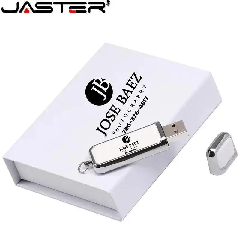 Jual JASTER White Leather USB flash drive USB 2.0 4GB 8GB 16GB 32GB ...