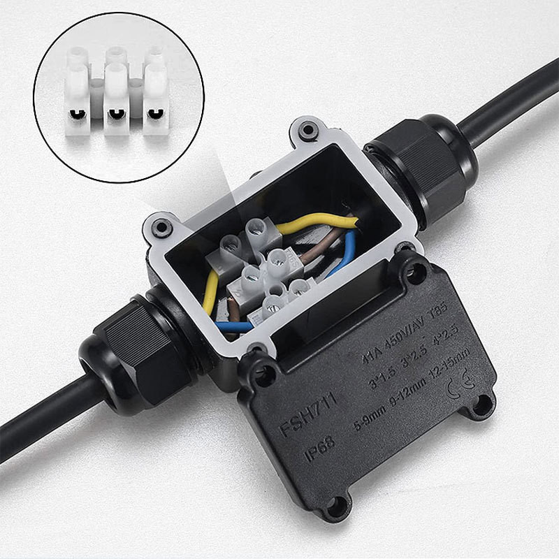 Jual Junction Box 2/3 Hole Junction Box 2/3 Lubang Box Connector ...