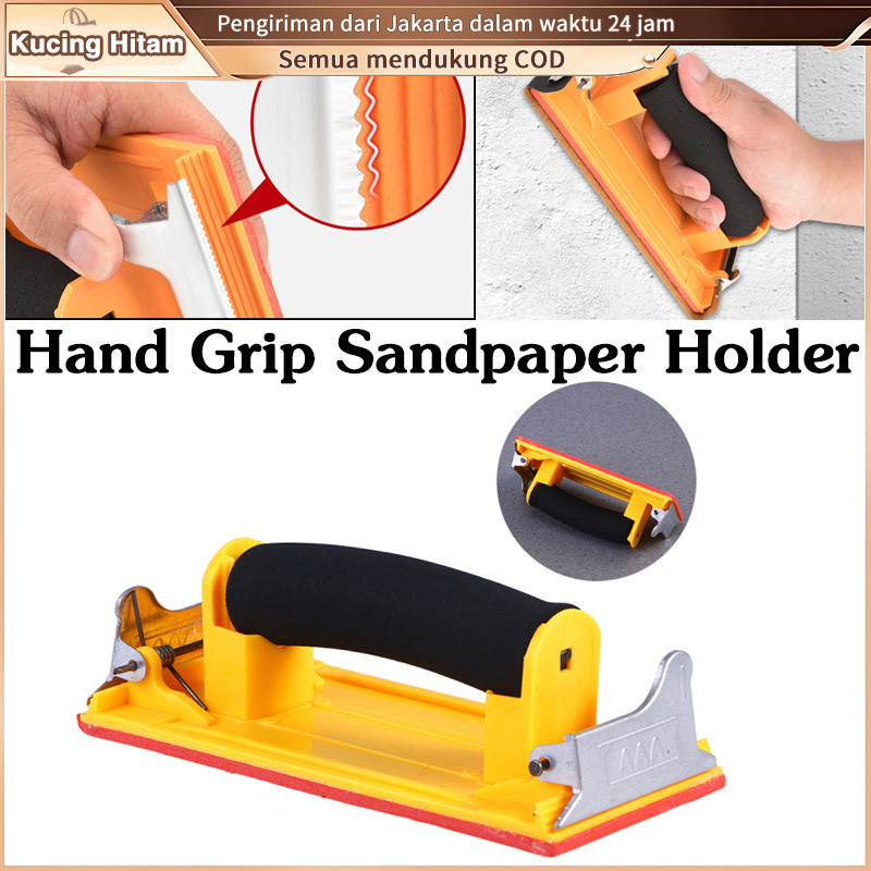 Jual 1 pemegang kertas pasir, kertas pasir, pemegang kertas piring besi ...