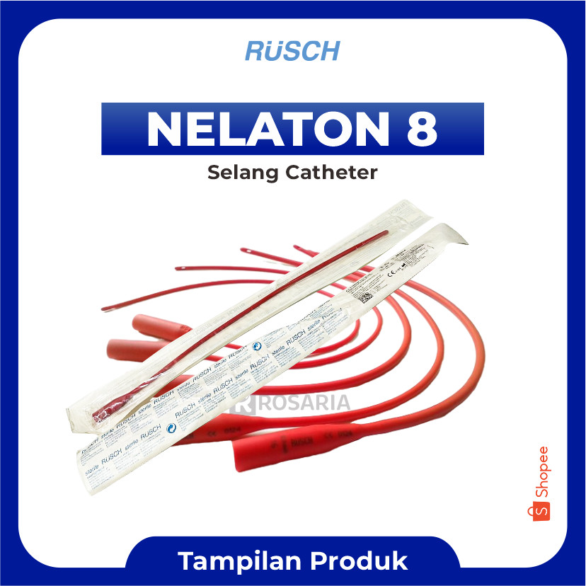 Jual NELATON CATHETER RUSCH No. 8 Selang Kateter Steril | Shopee Indonesia