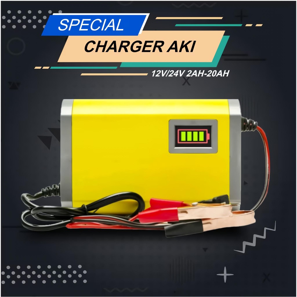 Jual BAYAR DI TEMPAT Cas Aki Motor Mobil Portable Otomatis Auto On Off ...