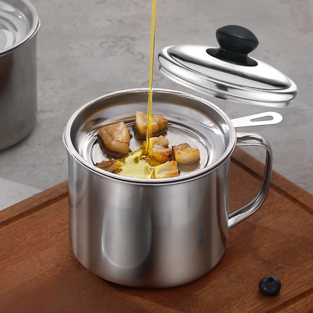 Jual Cocooo- Oil Pot Saringan Minyak Wadah Penyaring Minyak Goreng ...