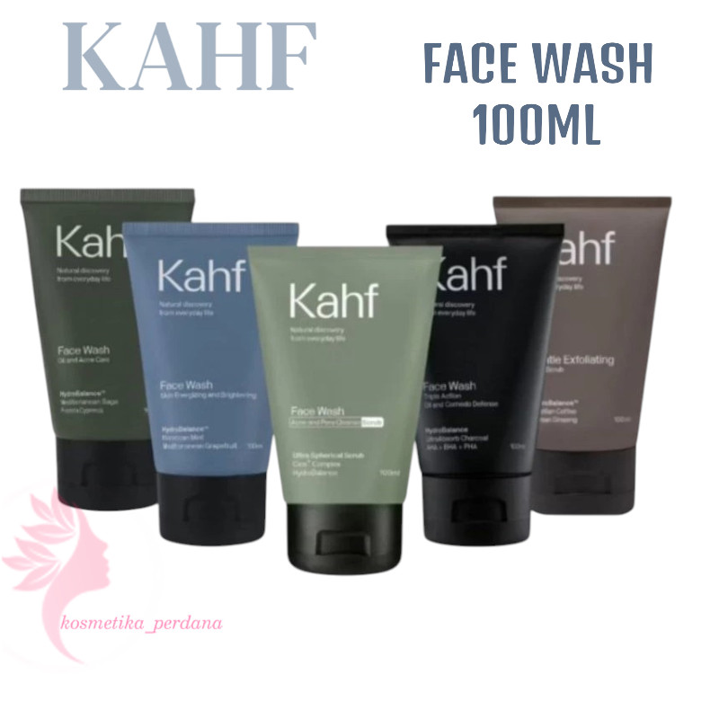 Jual KAHF FACIAL FOAM FOR MEN FASH WASH 100ML | Shopee Indonesia