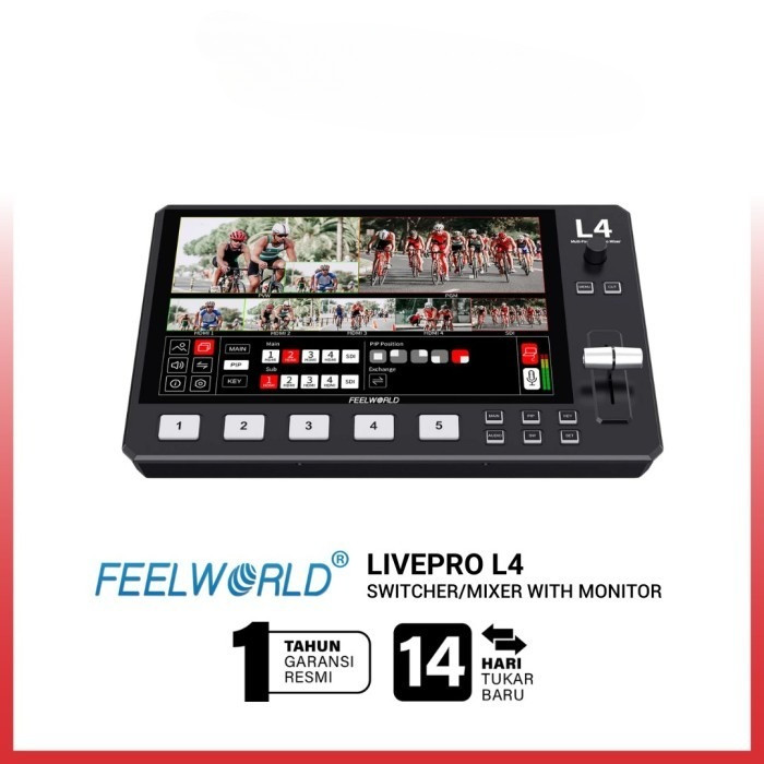 Jual Feelworld LivePro L4 Live Stream Switcher Monitor | Shopee Indonesia