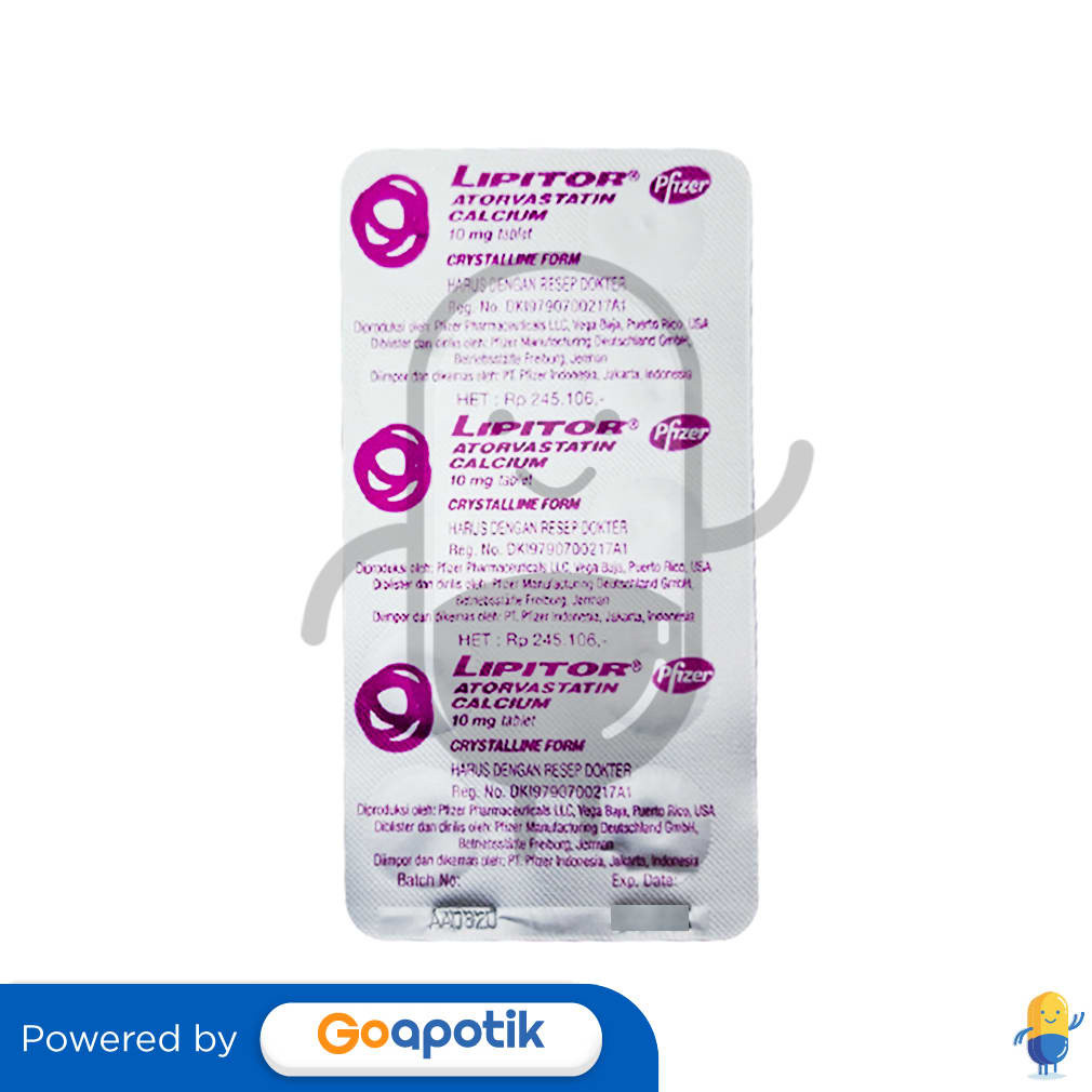 Jual Lipitor 10 Mg Blister 10 Tablet | Shopee Indonesia