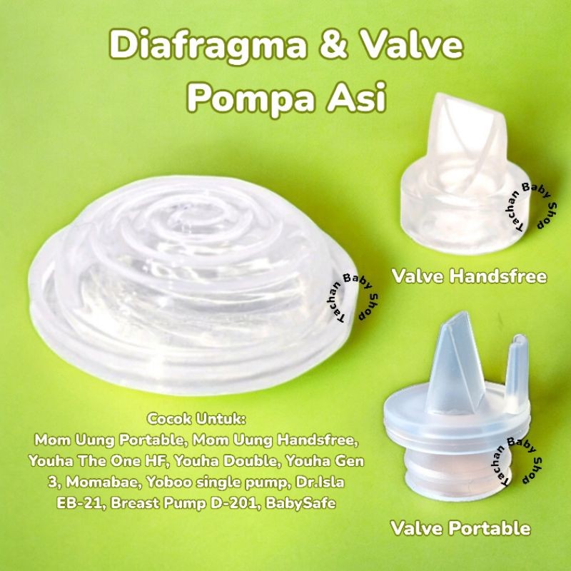 Jual Valve Diafragma Pompa Asi Model Ulir Universal / Diafragma Pompa ...