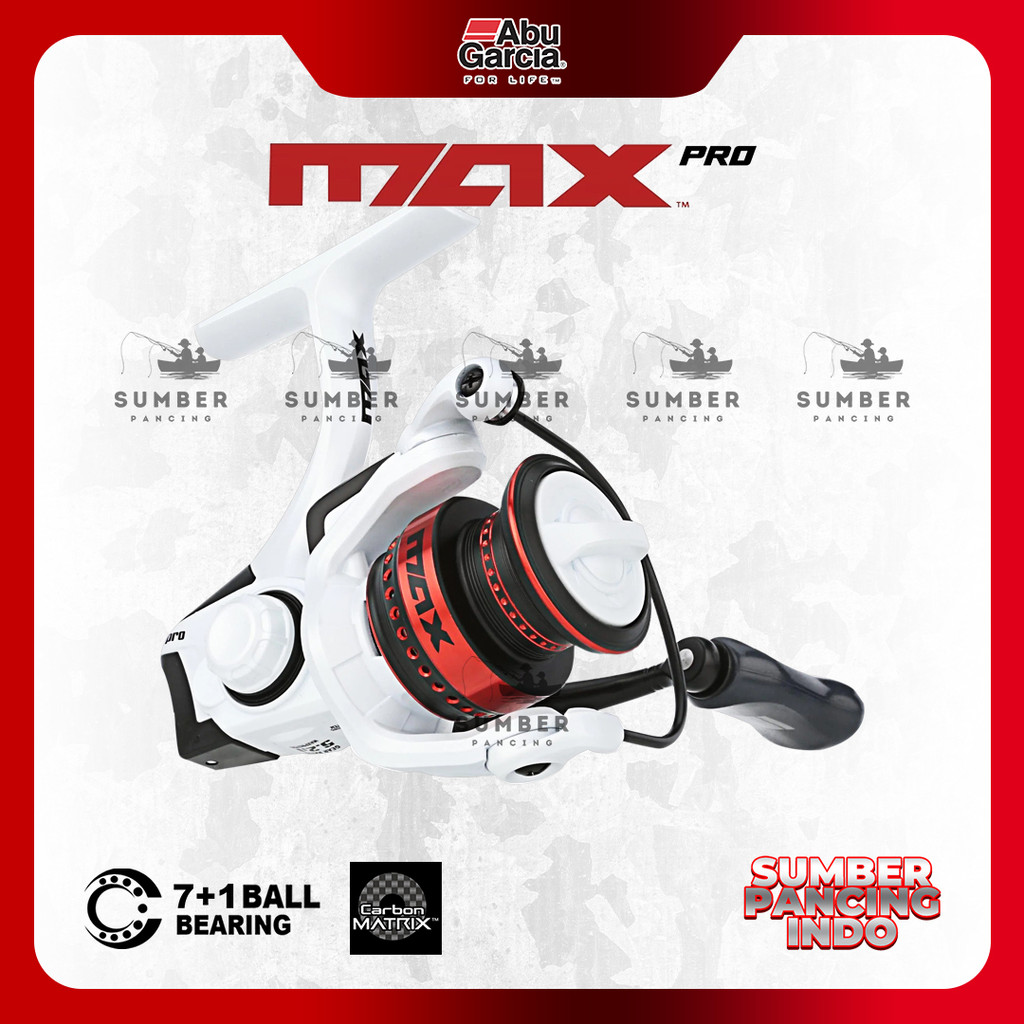 Jual ABU GARCIA Reel Pancing Spinning MAX PRO 2000H - 4000H 9+1Ball ...