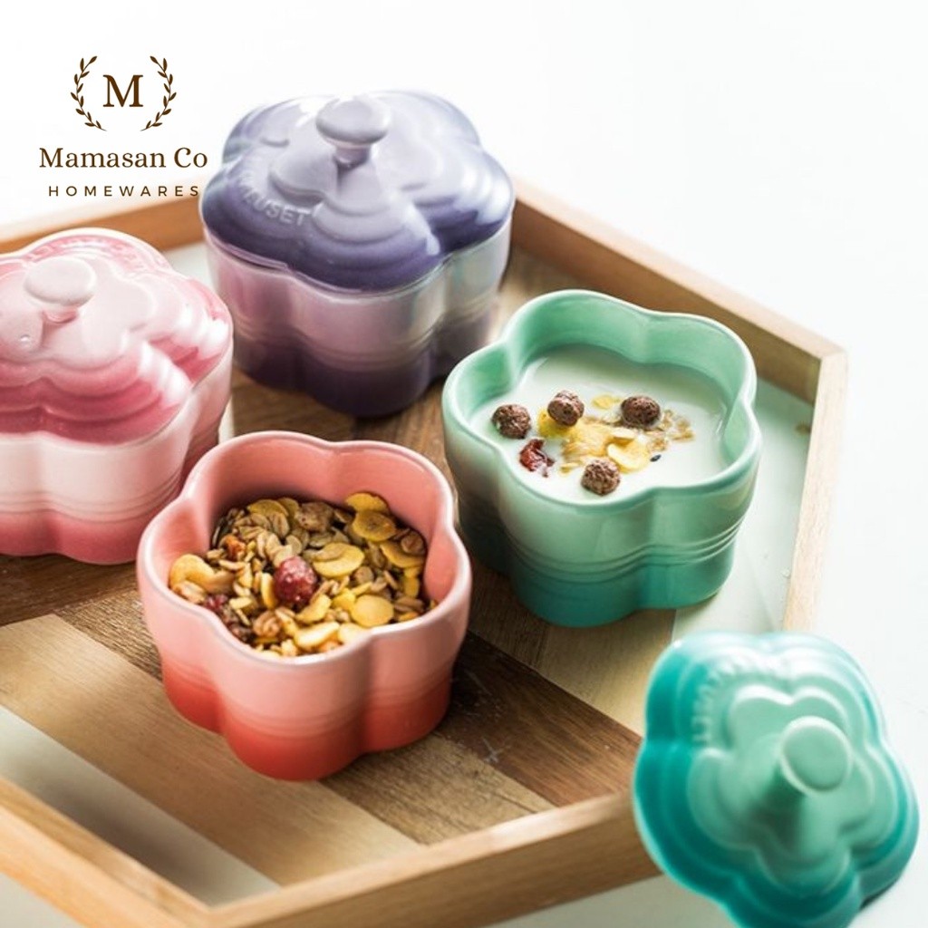 Jual TP Flower Sauce Mini Bowl Ceramic | Wadah Salad Keramik By Mamasan ...
