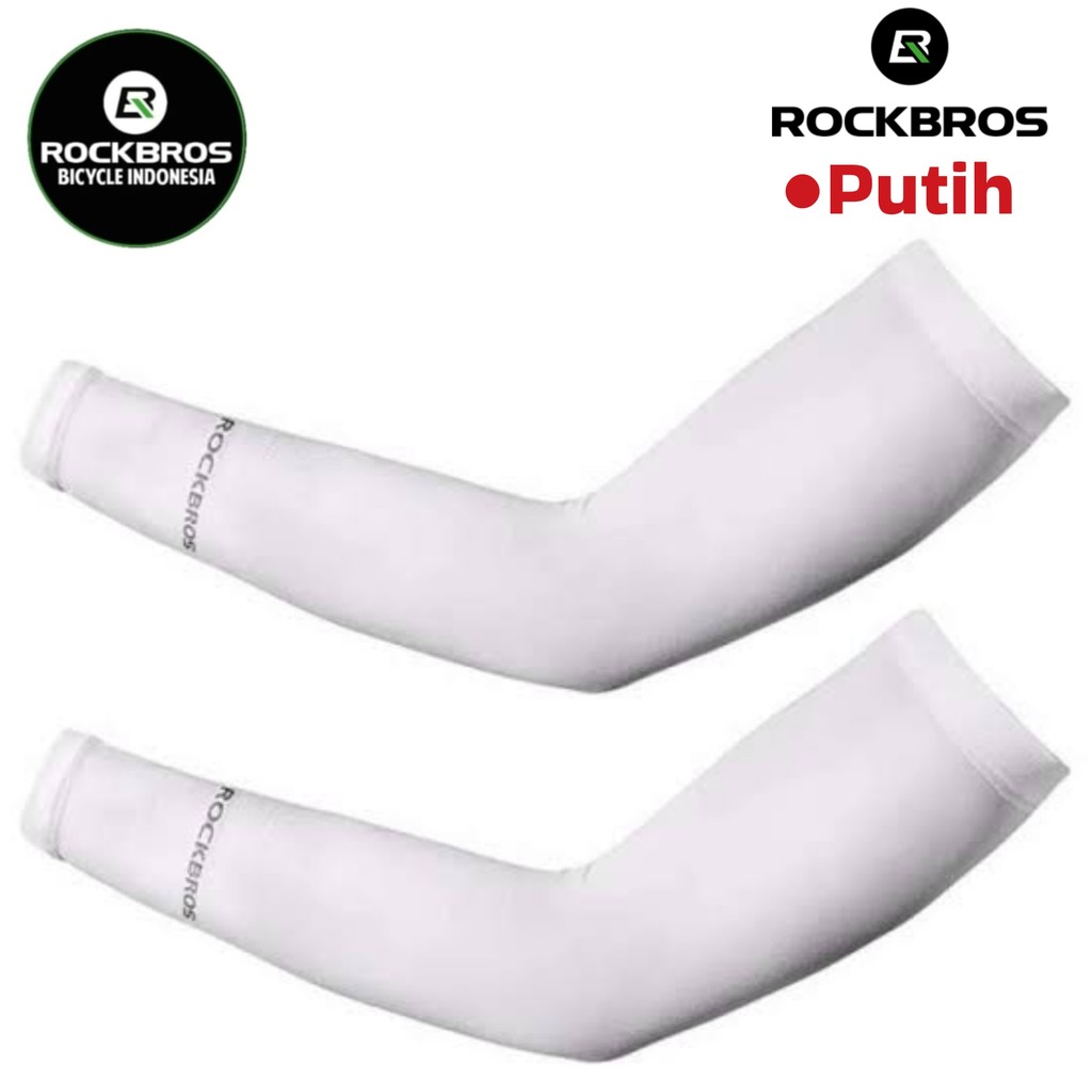 Jual Rockbros Manset Tangan Sepeda Anti Uv Outdoor Arm Sleeve XT9002BK ...
