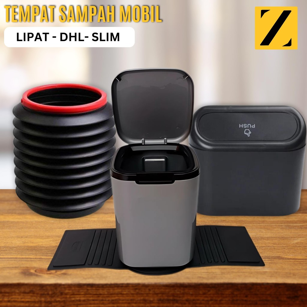 Jual Kotak Tempat Sampah Mobil Shinpo Slim Mini Tong Sampah Samping Lipat Car Magic Foldable ...