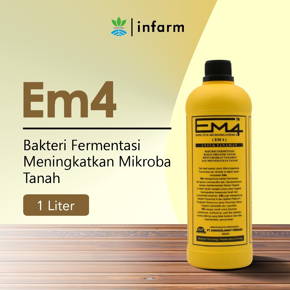 Jual INFARM - Pupuk Organik EM4 Mikroorganisme Pertanian 1 Liter ...