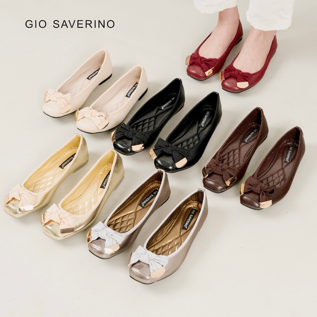 Jual Gio Saverino Sepatu Wanita Flat Shoes Bella Terbaru | Shopee Indonesia