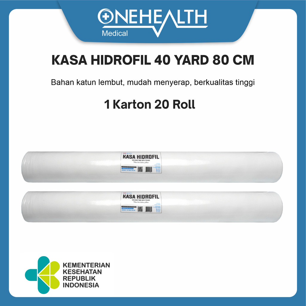 Jual Onehealth Kasa Hidrofil - 40 Yard X 80Cm | Shopee Indonesia