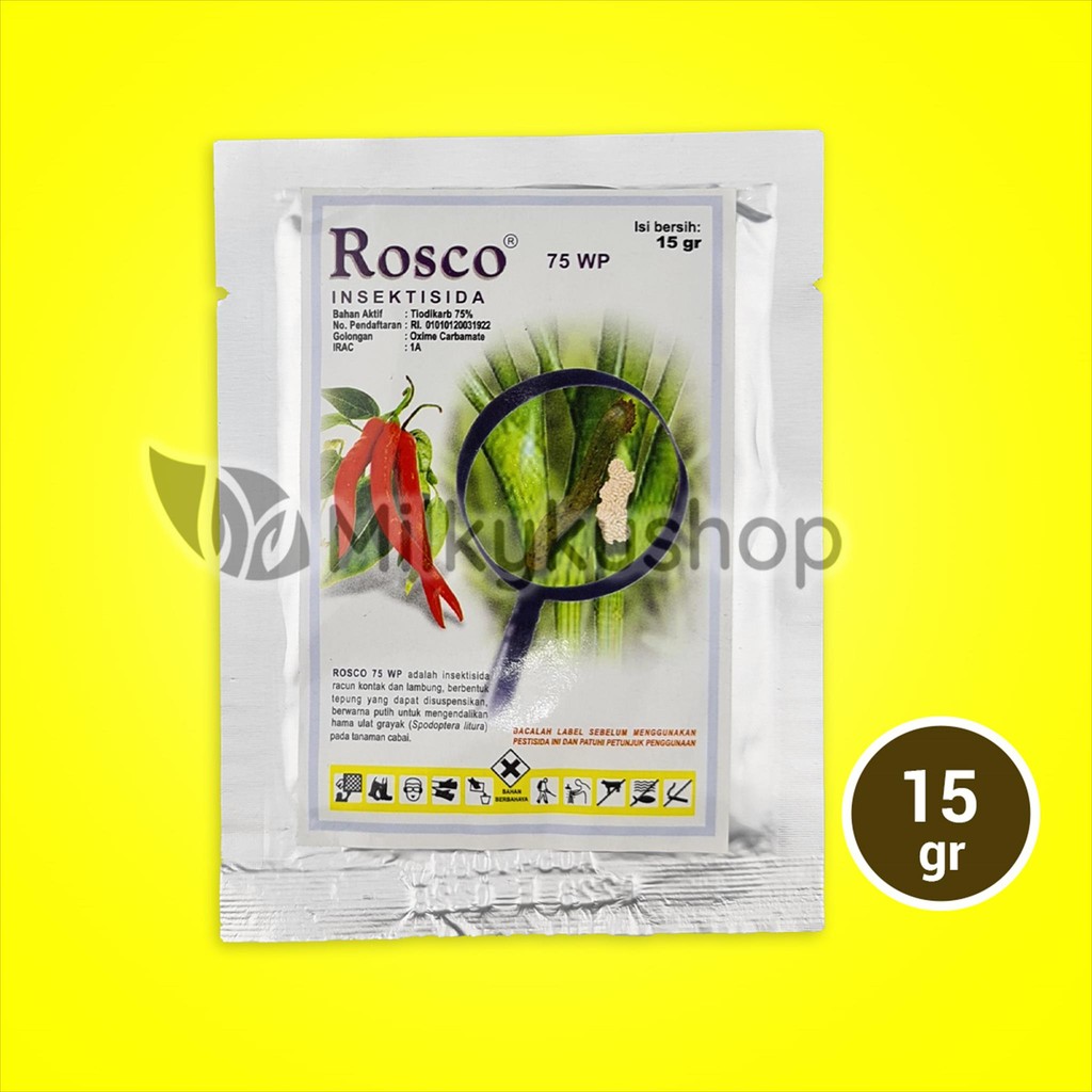 Jual ROSCO 75 WP 15 GRAM INSEKTISIDA | Shopee Indonesia