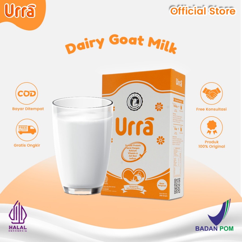 Jual Susu Urra Susu Kambing Saanen Premium Penambah Berat Badan dan ...