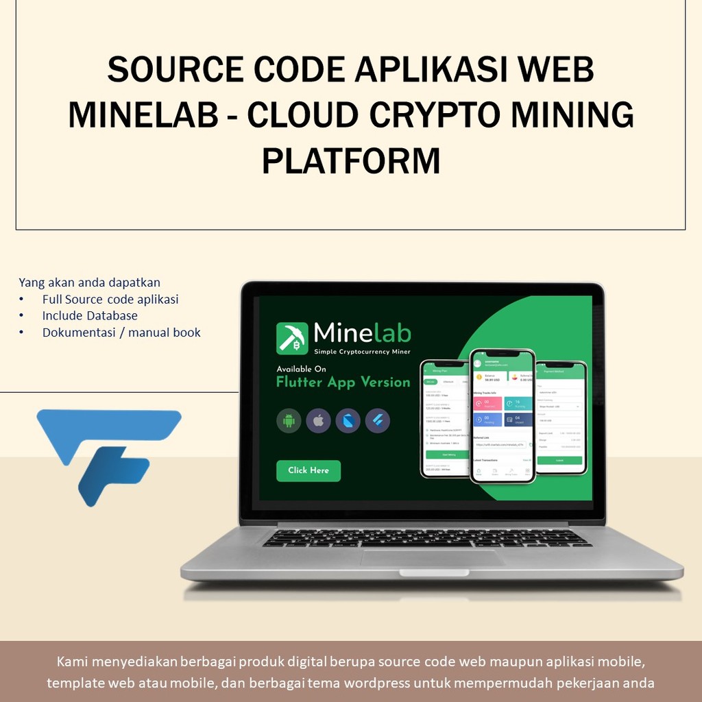 Jual SOURCE CODE APLIKASI WEB MINELAB - CLOUD CRYPTO MINING PLATFORM | Shopee Indonesia