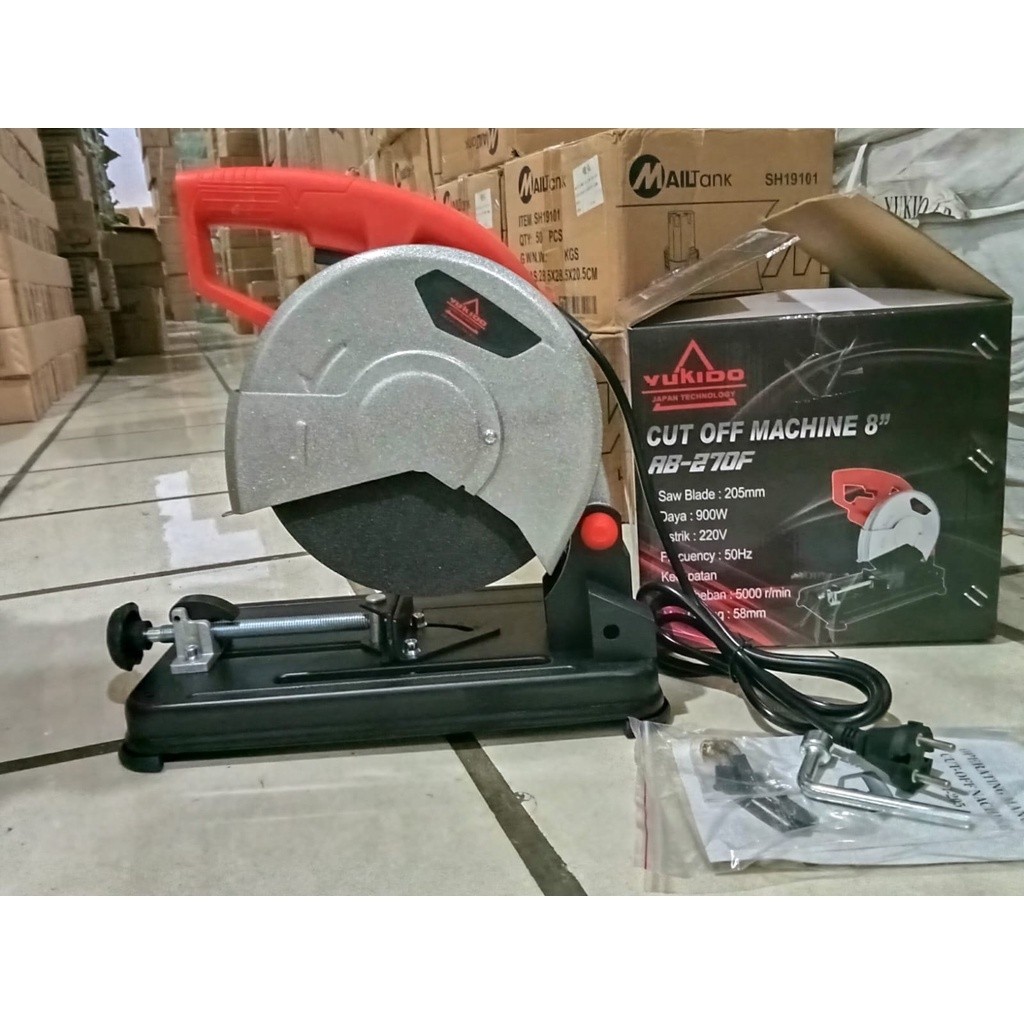 Jual Mesin Potong besi, kayu, tulang, chop saw cut off 8 INCH Mesin ...