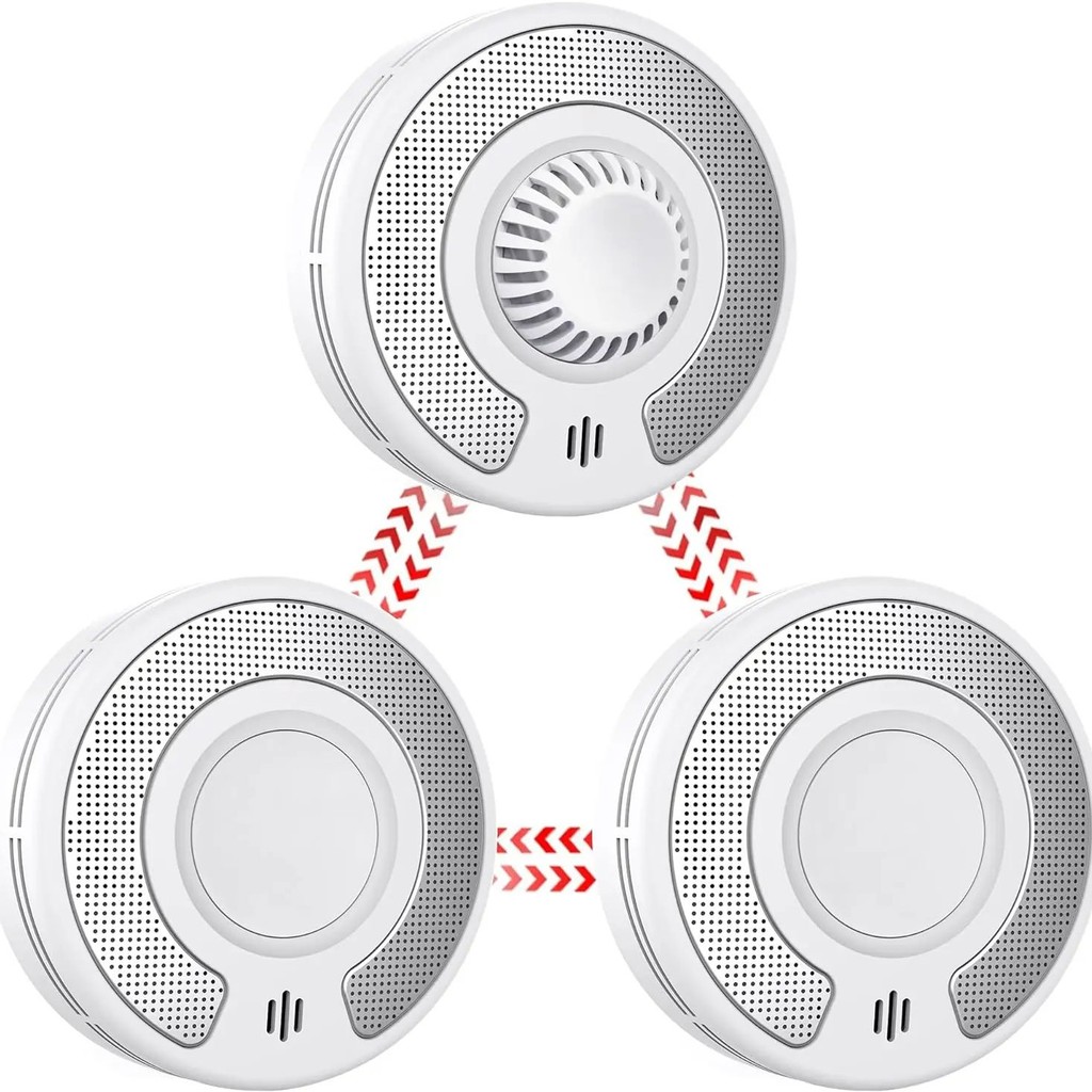 Jual Wireless Interlinked Smoke and Heat Alarm with 10-Year Sealed Li ...