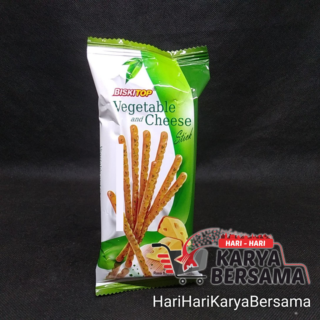 Jual MAKANAN RINGAN BISKUIT BISKITOP VEGETABLE AND CHEESE STICK 50GR ...