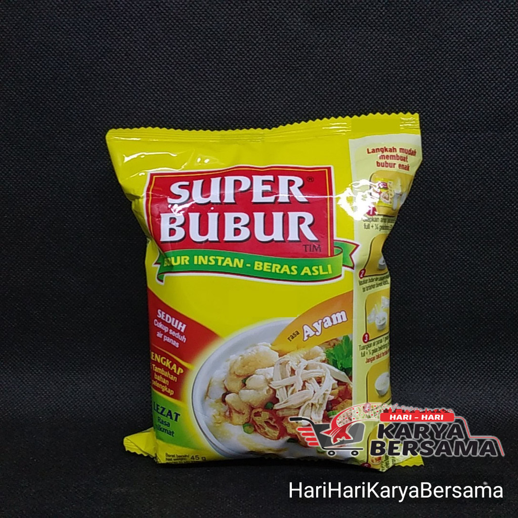 Jual BUBUR INSTAN SUPER BUBUR AYAM 45GR | Shopee Indonesia